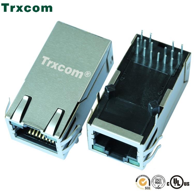 TRJK2064CNL 厂家供货 以太网网络变压器加长型RJ45接口_以太网网络变压器_惠州市泰瑞康电子有限公司销售部